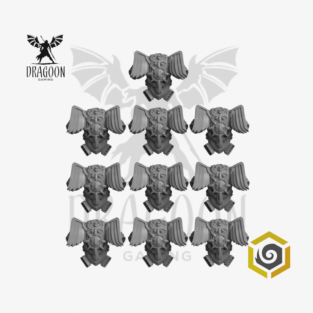 Crimson Lords Space Knight Backpacks. Conversion Bits Compatible With ...