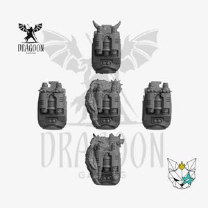 Female Space Viking Terminator Torso Conversions for 28mm Prime Sci-fi ...