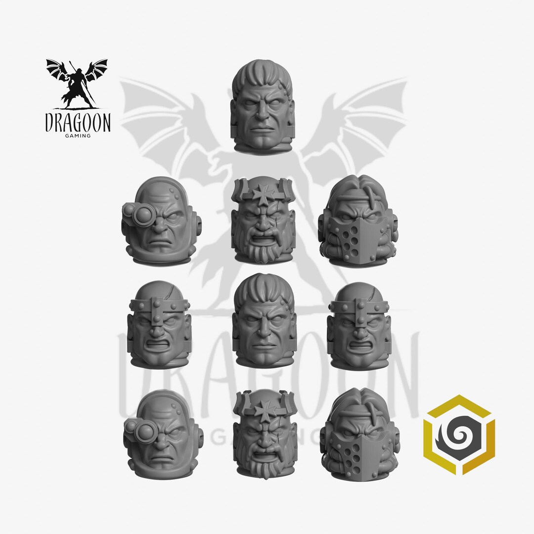 Eternal Crusaders Space Knight Terminator Heads Conversion Bits for ...