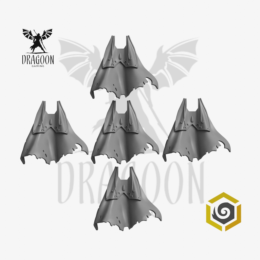 Crimson Lords Space Knight Cloaks. Cape Conversions for Prime 28mm/32mm ...