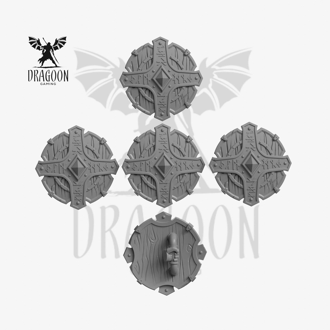 Viking Space Knight Terminator Shield Conversions for Prime 28mm Scale ...