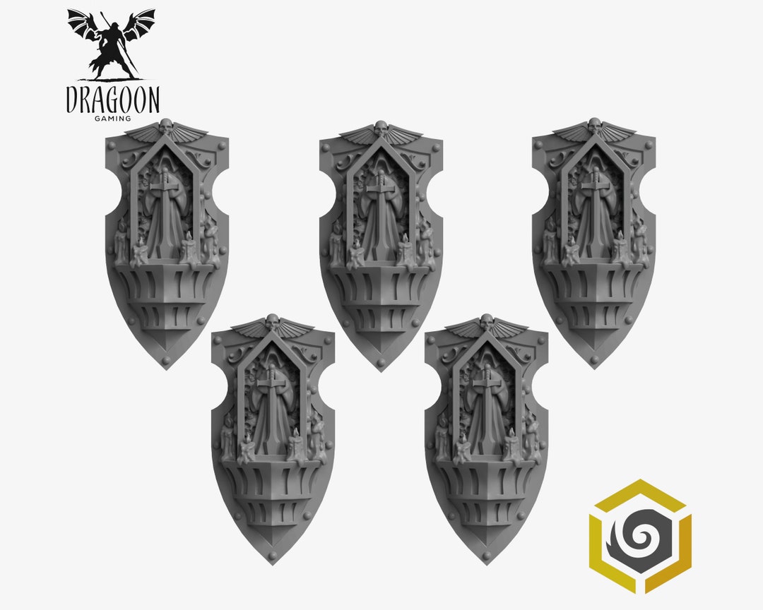 Eternal Pilgrims Shield Set. Custom Bits Compatible With Prime 32mm ...