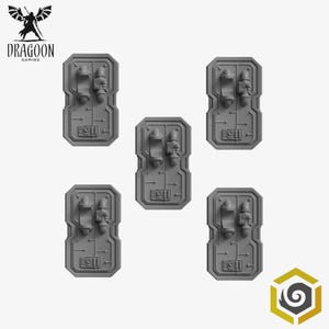 Eternal Pilgrims Shields. Custom Bits for 28mm Space Knights and Sci-fi ...