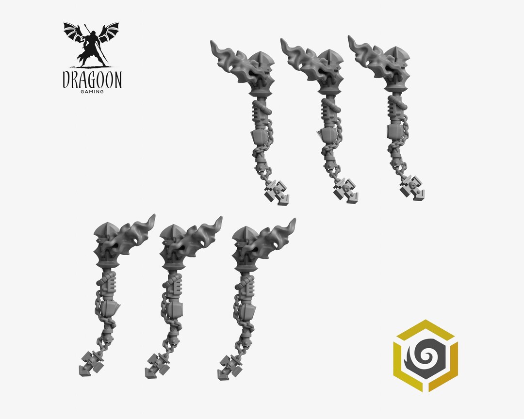 Eternal Pilgrims One Handed Mace Set. Custom Bits Compatible With Prime ...