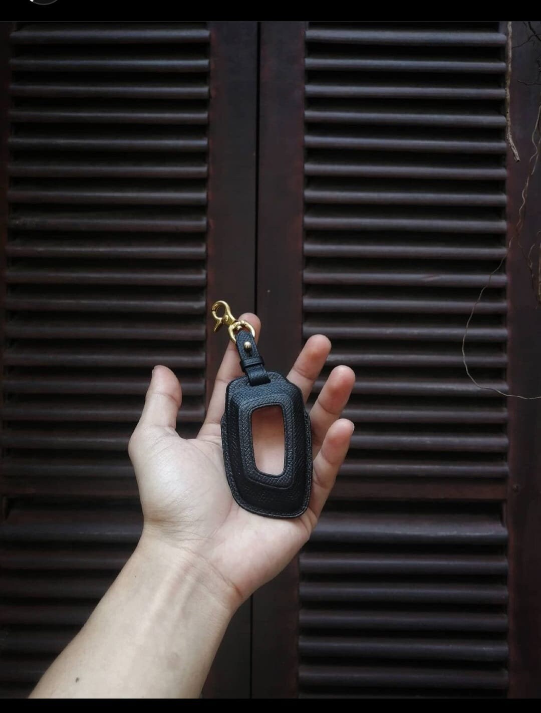 Genuine Leather Car Key Case Handcrafted Key Fob Cover Protector - Etsy