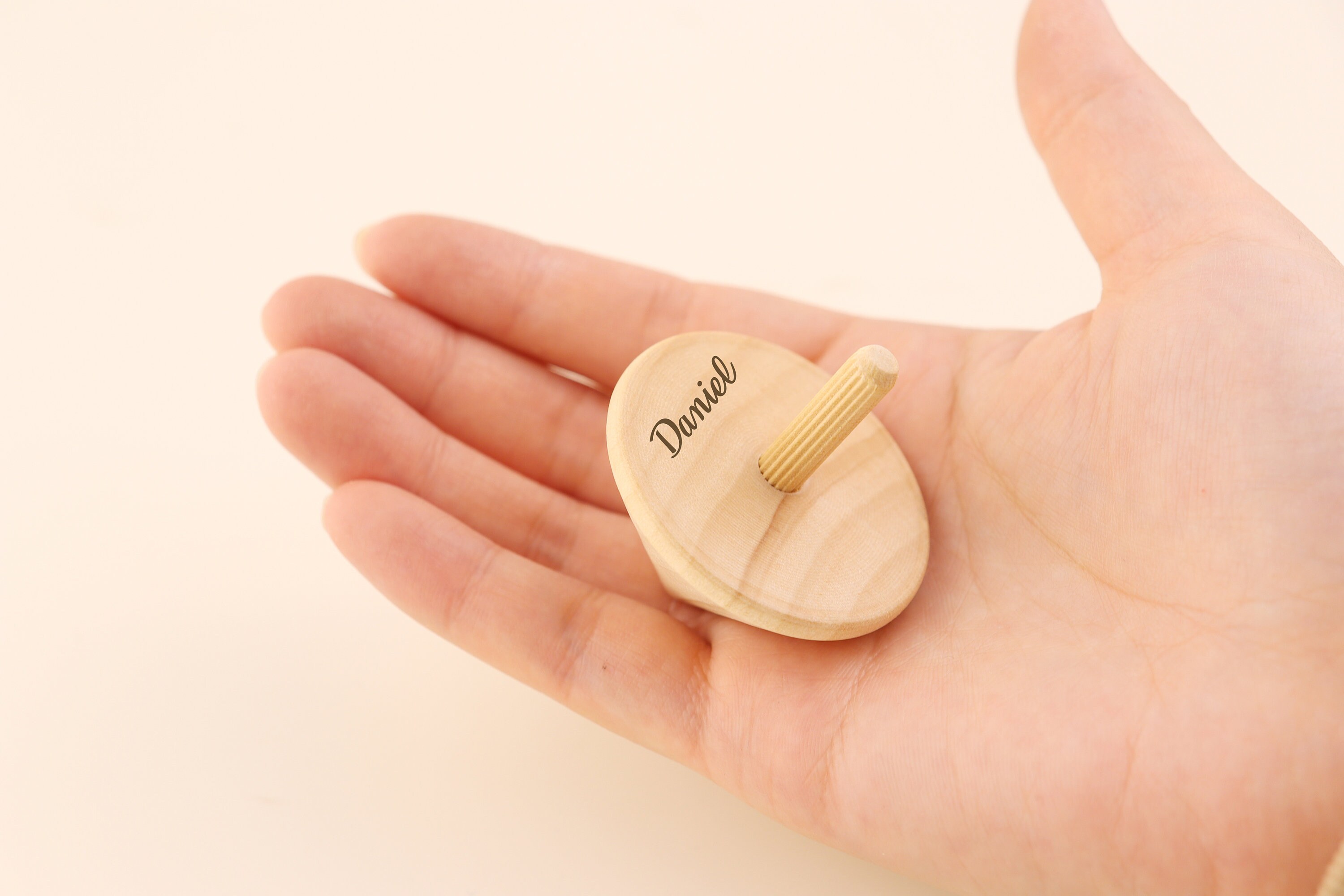 Personalized Solid Wood Fun Finger Spin Spinners,wooden Spin Tops ...