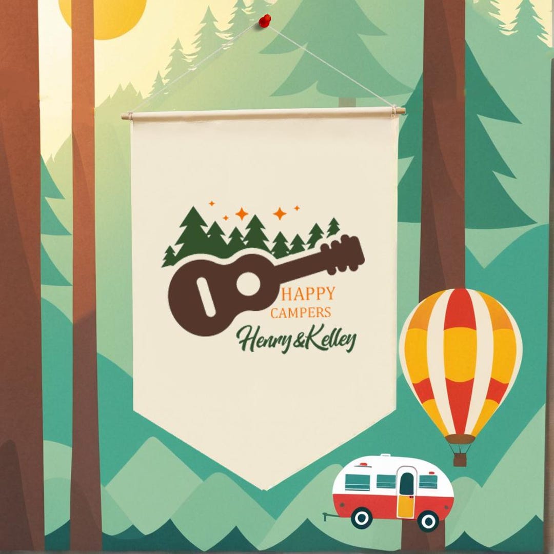Personalized Camping Flag,beach Camping,camping Welcome Flag,campsite ...