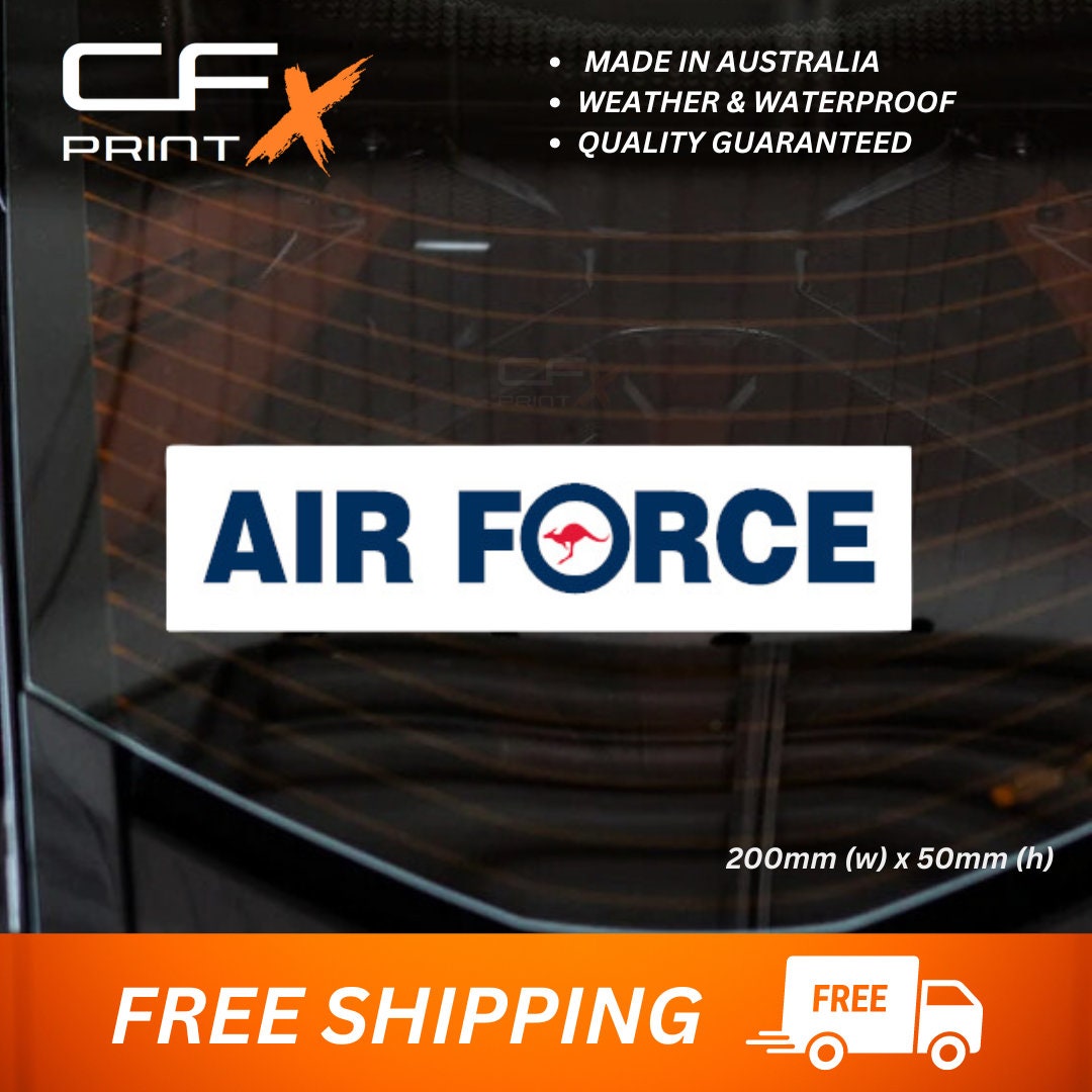 RAAF ROYAL AUSTRALIAN Airforce Logo Vinyl Sticker for Car/laptop/water ...