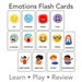 Emotions Flash Cards - Emotions Charades, Learn, Practice, Review - Etsy