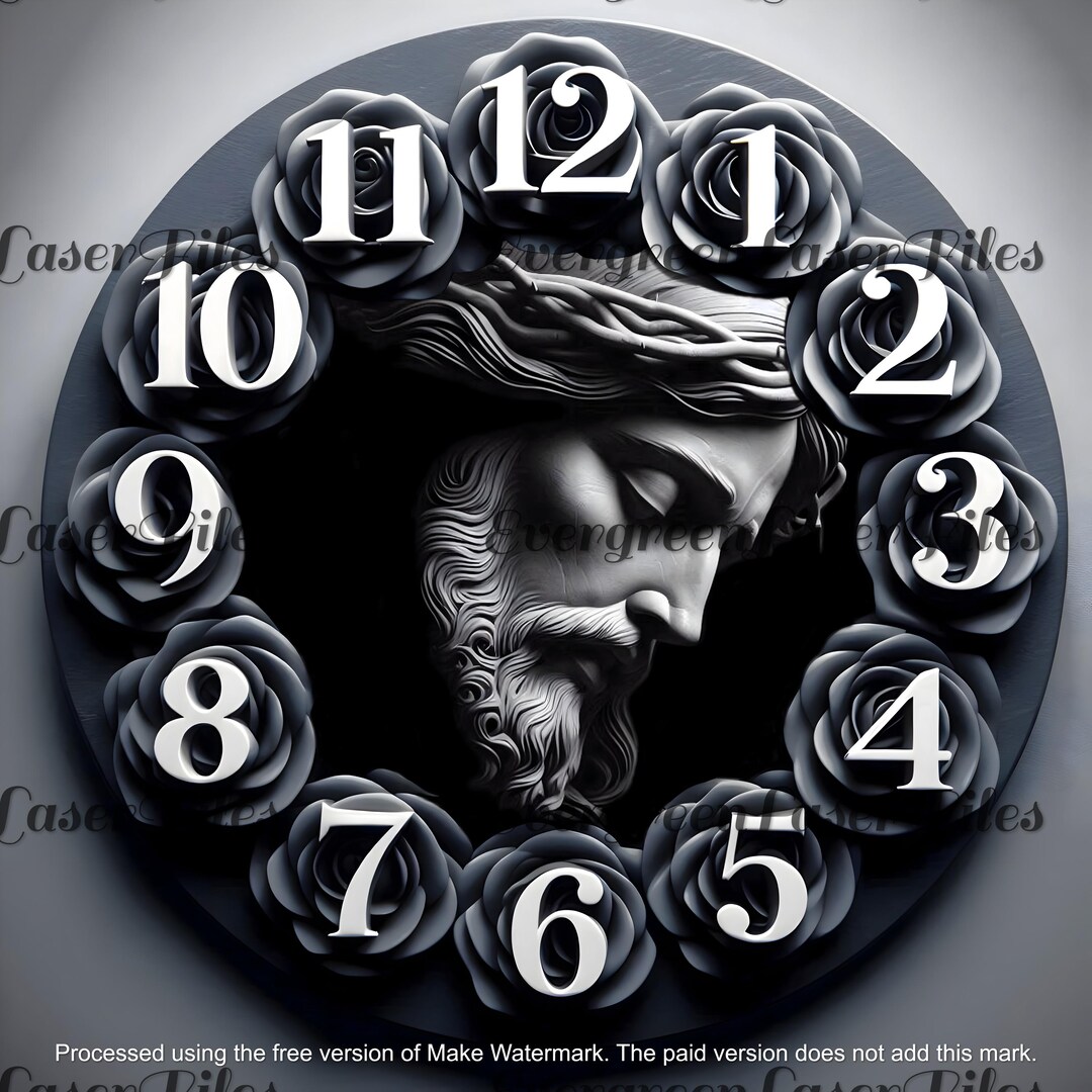 3D Illusion Slate Clock! Diode, C02, Fiber Lasers. High Quality - Etsy