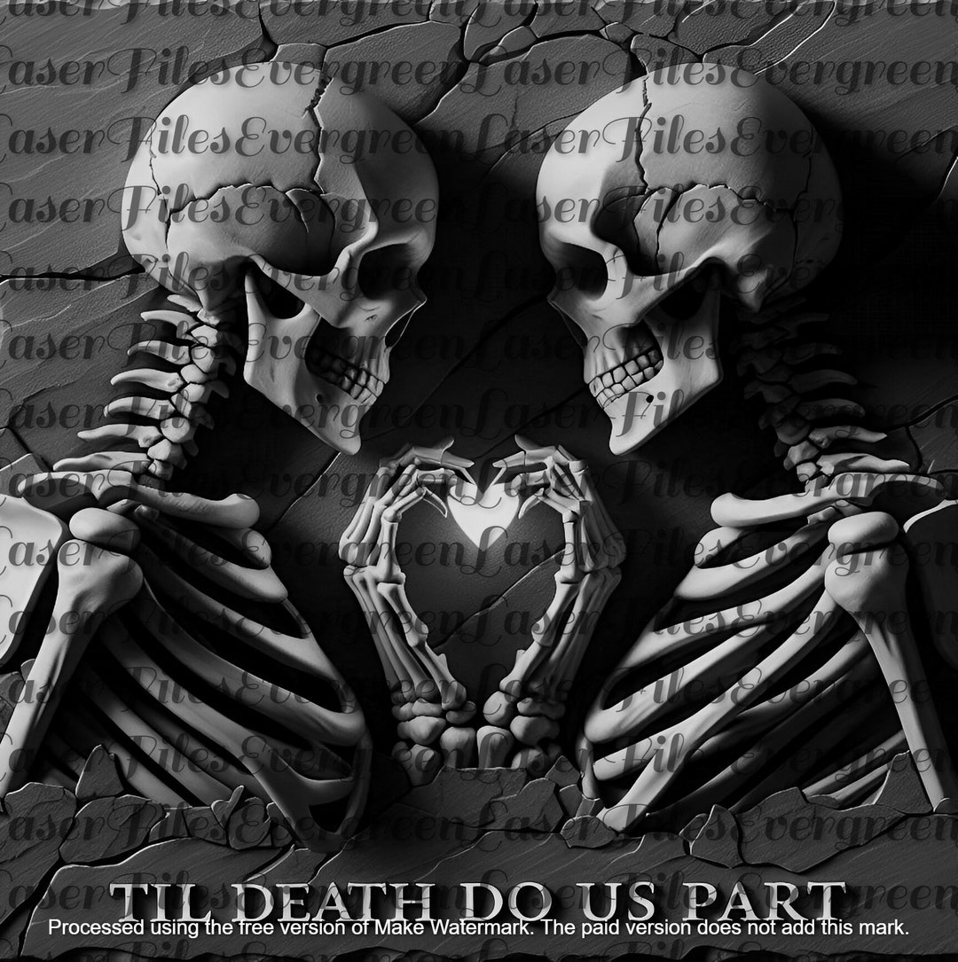 3D Til Death Do Us Part Slate File! Diodes, C02, Fibers. Png, and Laser ...