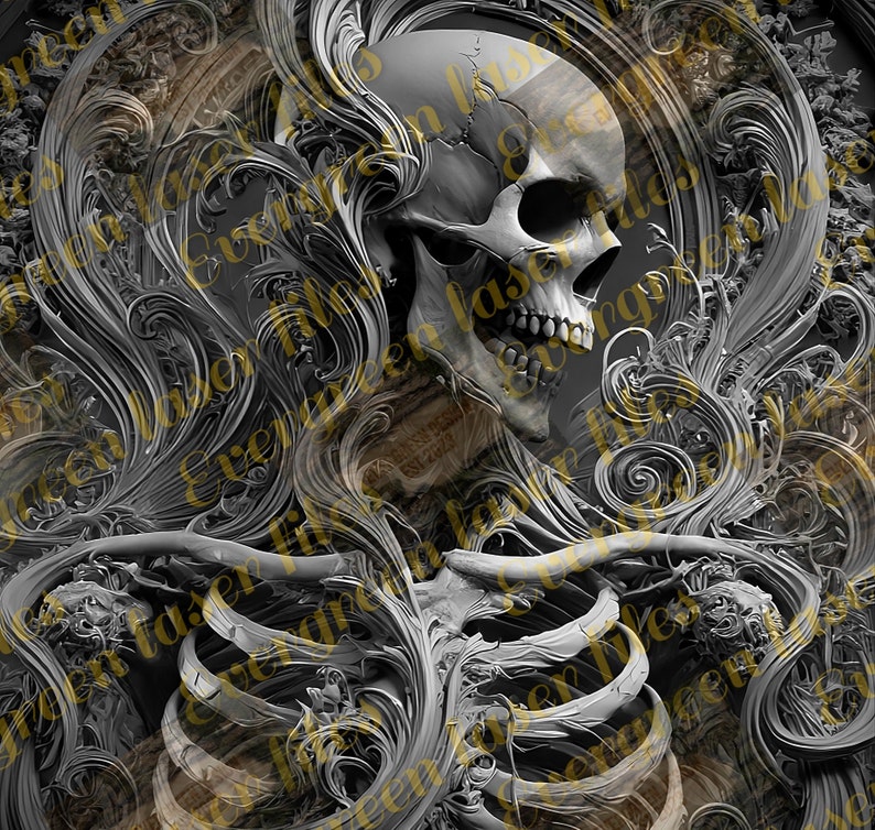 Skeleton Laser File Diode and C02 Lasers Png, Svg, Processed File. - Etsy