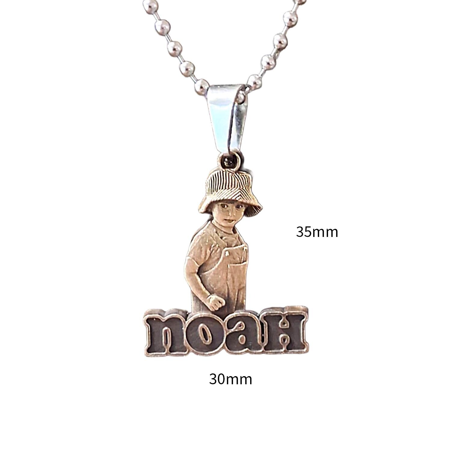 Custom Relief Portrait Pendant | Solid Brass, Cut-to-shape Design ...