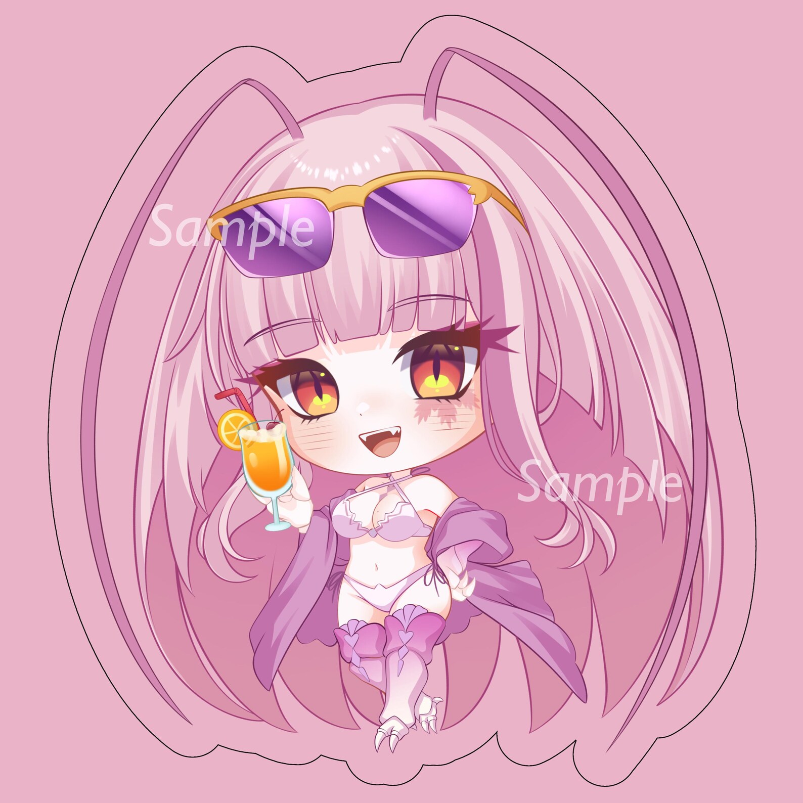 2.5” Indie Vtuber Acrylic Charms 3.0, Matara Kan, Laimu Limealicious ...