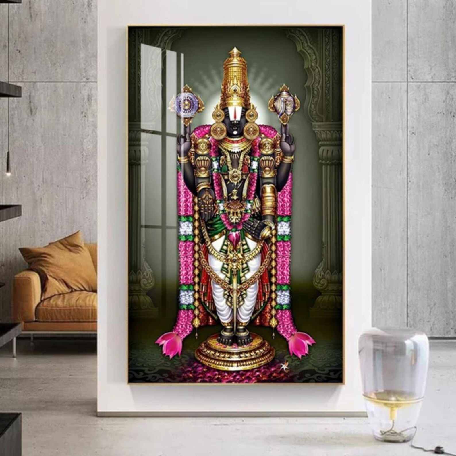 Loard Balaji LED Wall Art Home Decor Picture/painting Frame Wall Art ...