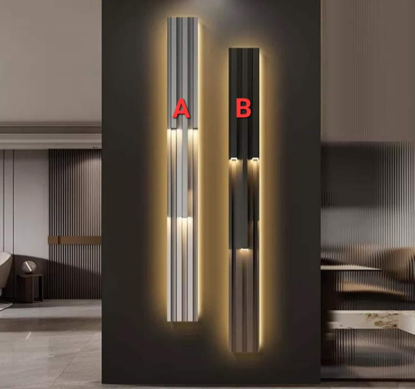 LED Canvas / Crystal Porcelin Strip Wall Art Home Decor - Etsy