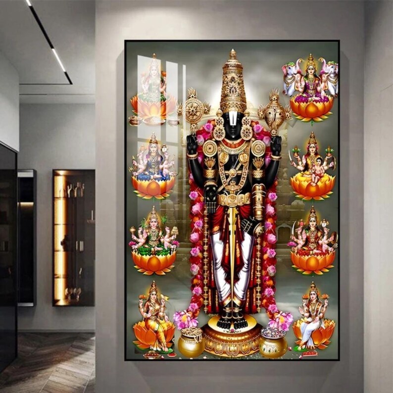 Loard Balaji LED Wall Art Home Decor Picture/painting Frame Wall Art ...