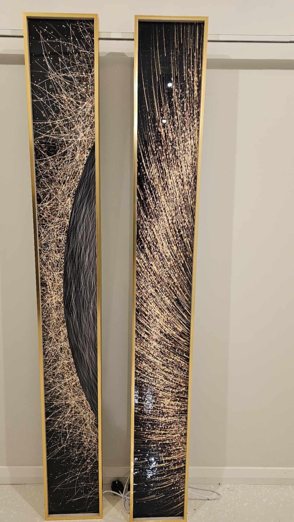 LED Canvas / Crystal Porcelin Strip Wall Art Home Decor - Etsy