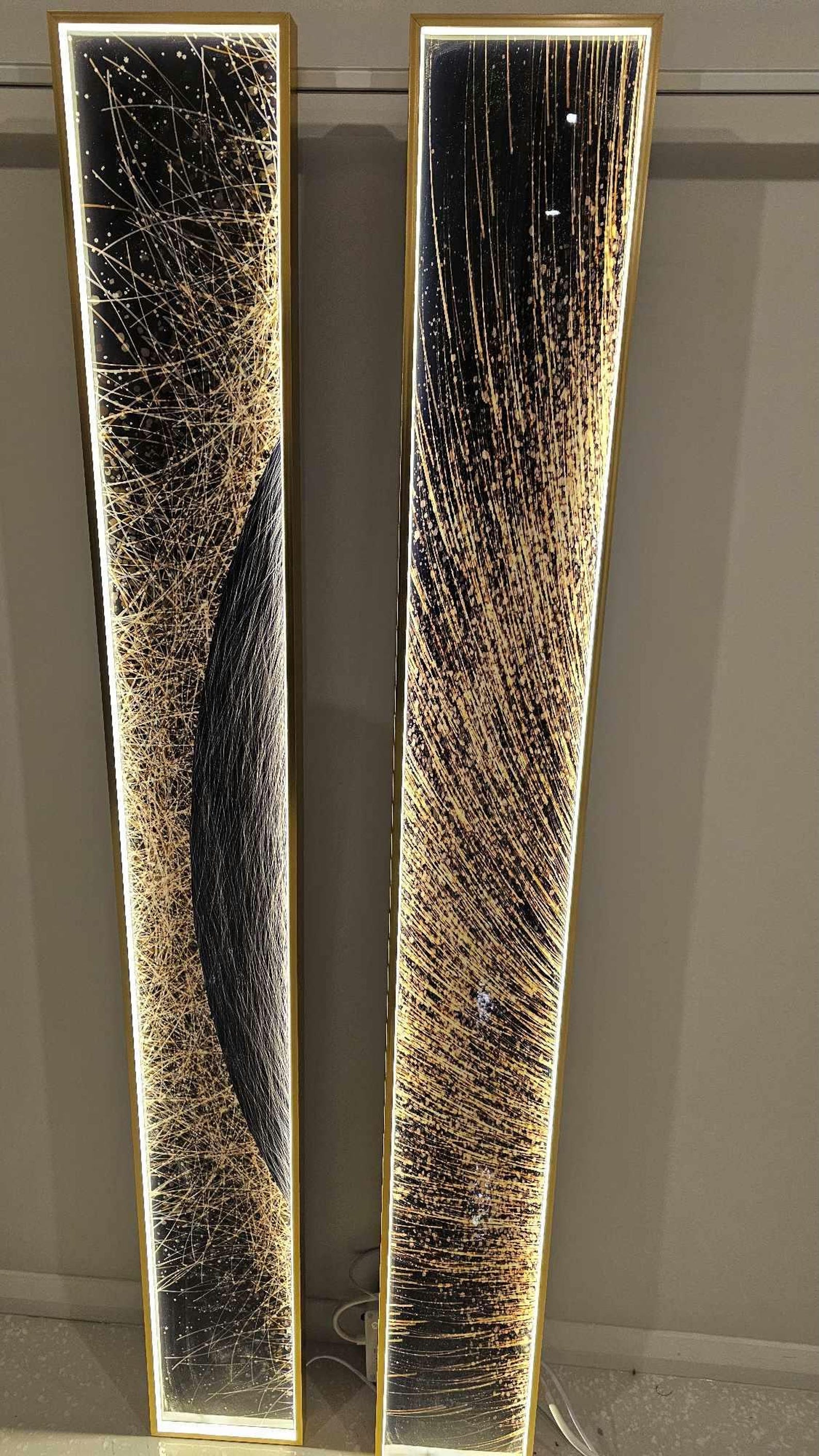 LED Canvas / Crystal Porcelin Strip Wall Art Home Decor - Etsy