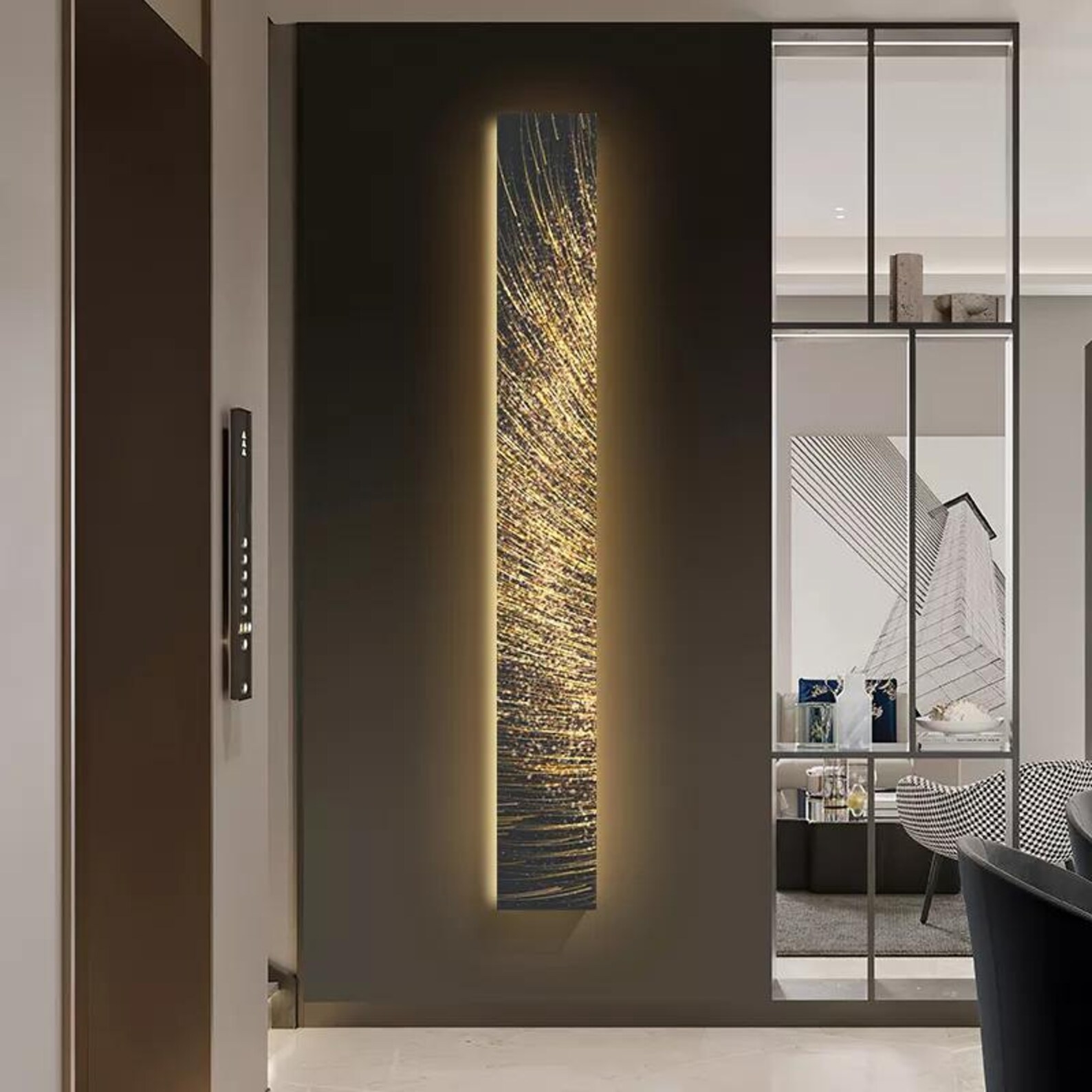 LED Canvas / Crystal Porcelin Strip Wall Art Home Decor - Etsy