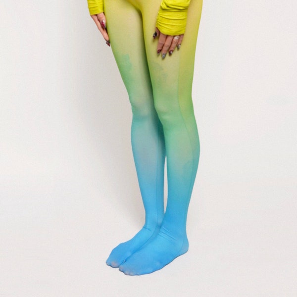 Gradient Tights - Etsy