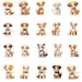 Cute Dog Clipart, Adorable Puppy Clipart for Digital Projects, Digital ...