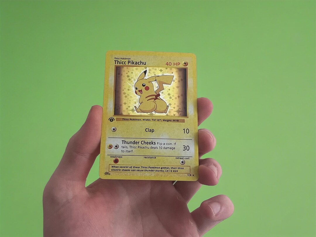 Pikachu Charizard Pokemon Card First Edition Full Art - Etsy