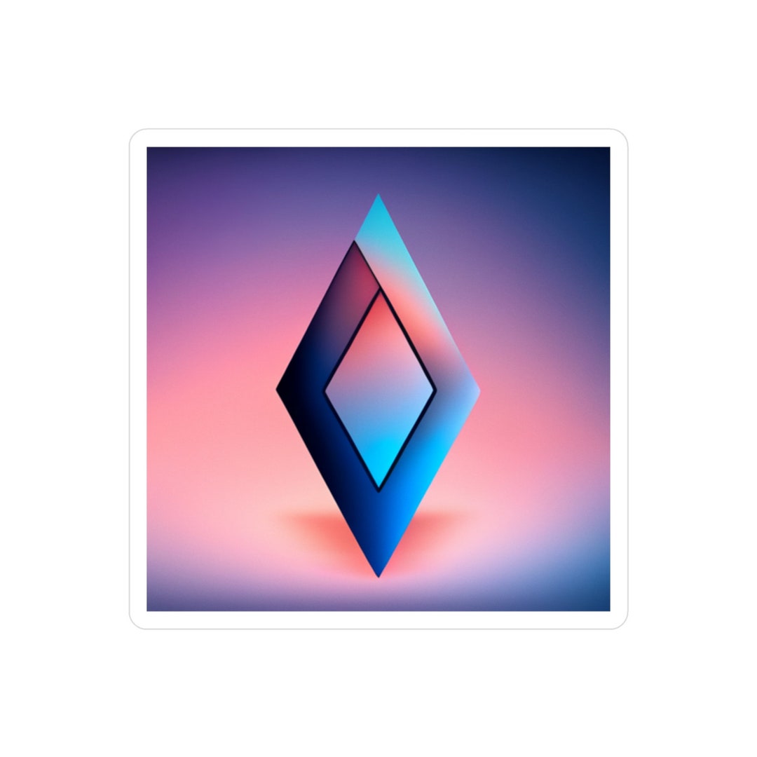 Mythical Aesthetic Triangles Vinyl Decals - Etsy