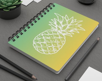 Pineapple Notebook Pineapple Journal Custom Sketchbook Sketchbook ...