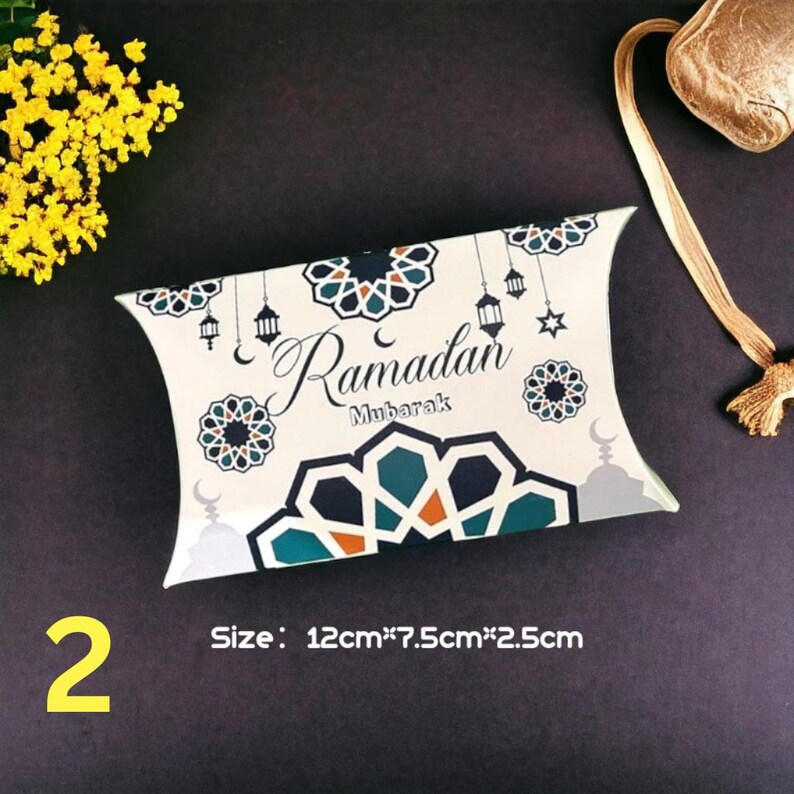 100pcs Ramadan Kareem Gift Boxes, Candy Boxes, Favor Boxes, Eid Gift ...