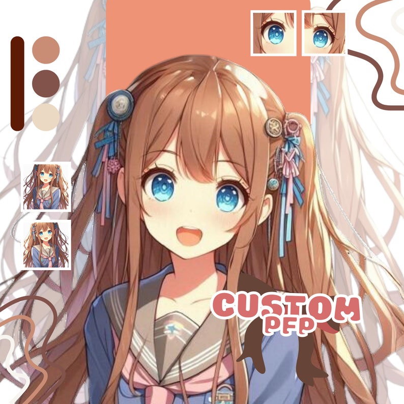 Custom Pfp/icon Character Commission Anime Commission PFP for Discord ...