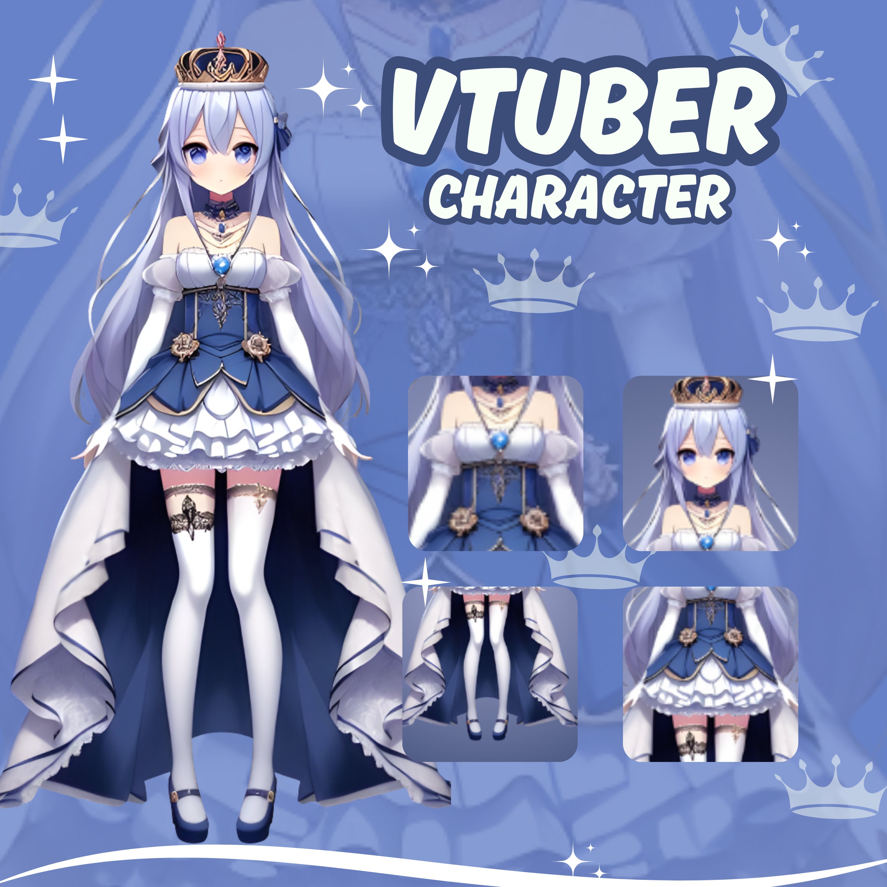 Modelo Vtuber LIVE2D personalizado / Modelo Vtuber para uso comercial / Modelo Vtuber / Comisión ...