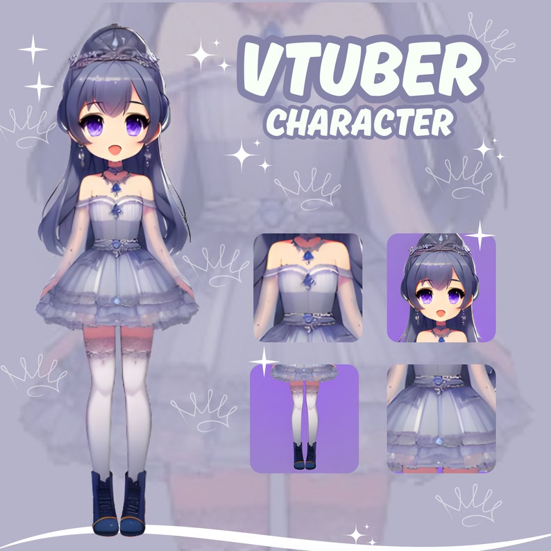 Modelo Vtuber LIVE2D personalizado / Modelo Vtuber para uso comercial / Modelo Vtuber / Comisión ...