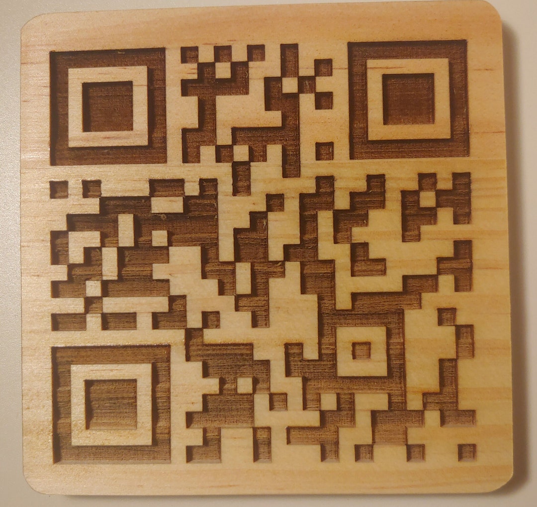Engraved Qr-code Tiles for Your Business or Restaurant - Etsy