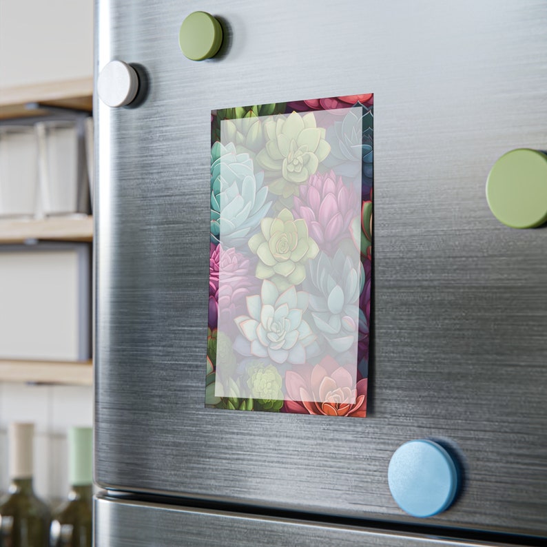 Colorful Succulents 6x4 in Blank Post-it® Note Pads Great for Office ...