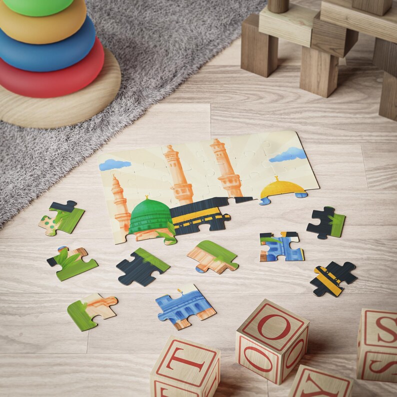 Islamic Puzzle Muslim Kids Puzzle, Palestine Masjid Al Aqsa, Muslim ...