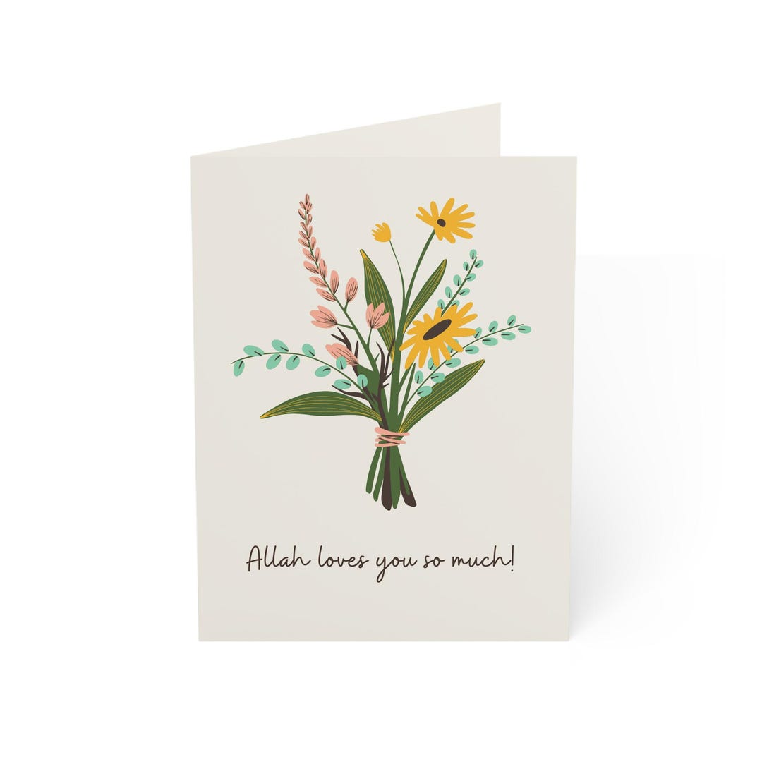 Islamic Greeting Cards, Muslim Card, Supportive Muslim Card, Islamic ...