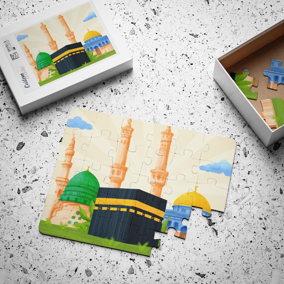 Islamic Puzzle Muslim Kids Puzzle, Palestine Masjid Al Aqsa, Muslim ...