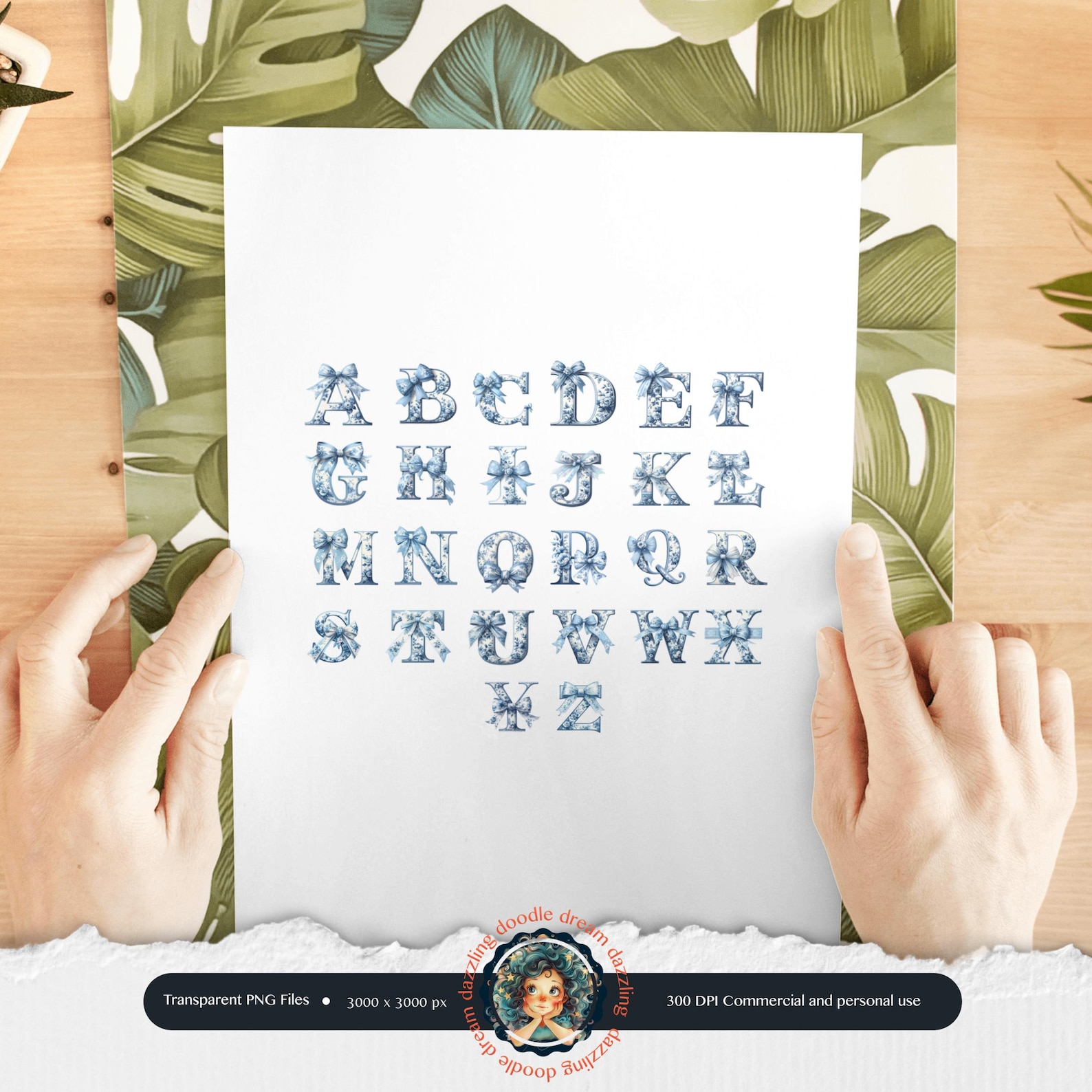 Chinoiserie Letters, Chinoiserie Png, Blue Toile Letters, Coastal ...