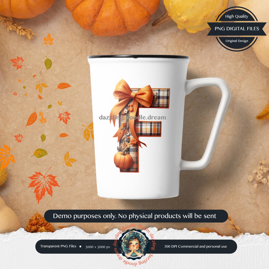 Fall Letters, Fall Alphabet PNG, Plaid Letters, Autumn Alphabet, Fall ...