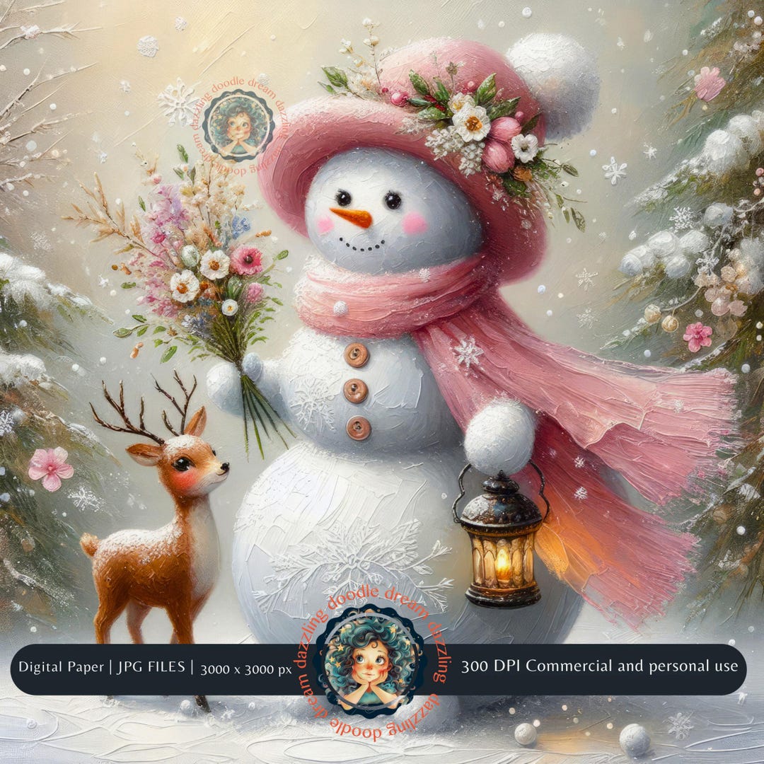 Vintage Christmas Snowman, Christmas Snowman, Holiday Snowman ...