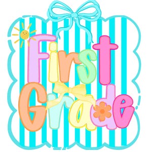Preppy Back to School Letters, Preppy Letters & Numbers PNG Bundle ...