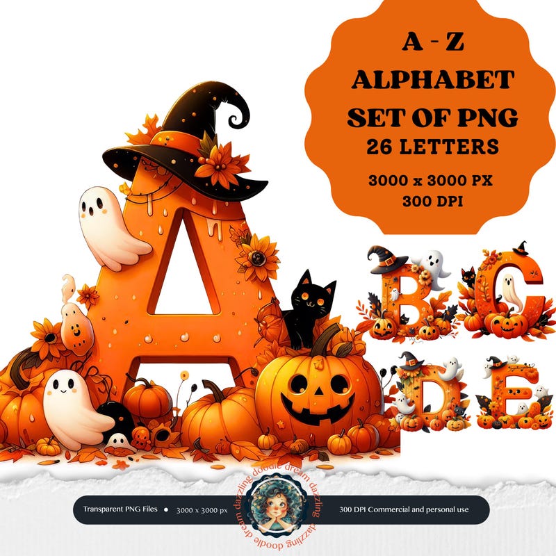 Pumpkin Letters Png - Etsy