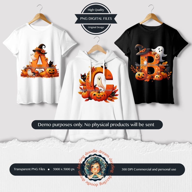 Halloween Alphabet, Halloween Decor, Cute Ghost, Halloween Letters ...