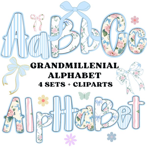 Preppy Clip Art - Etsy