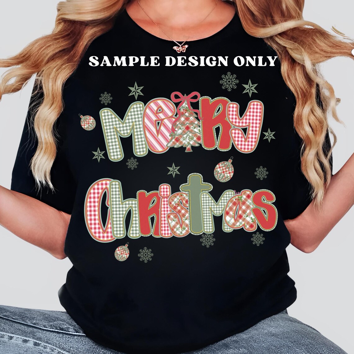 Preppy Christmas Alphabet Bundle PNG, Red Green Doodle Letters ...