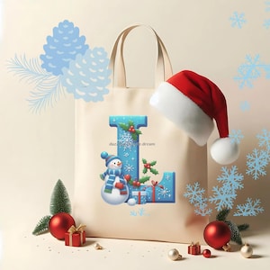 Christmas Alphabet PNG, Christmas Letters Clipart, Christmas Snowman ...