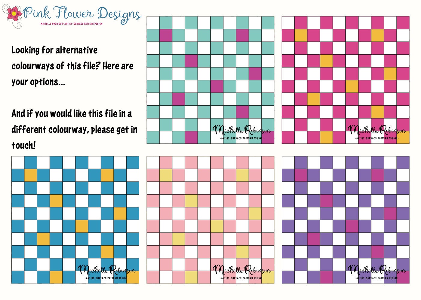 Chequered Pink Retro Seamless Pattern Repeating Pattern Digital Paper ...