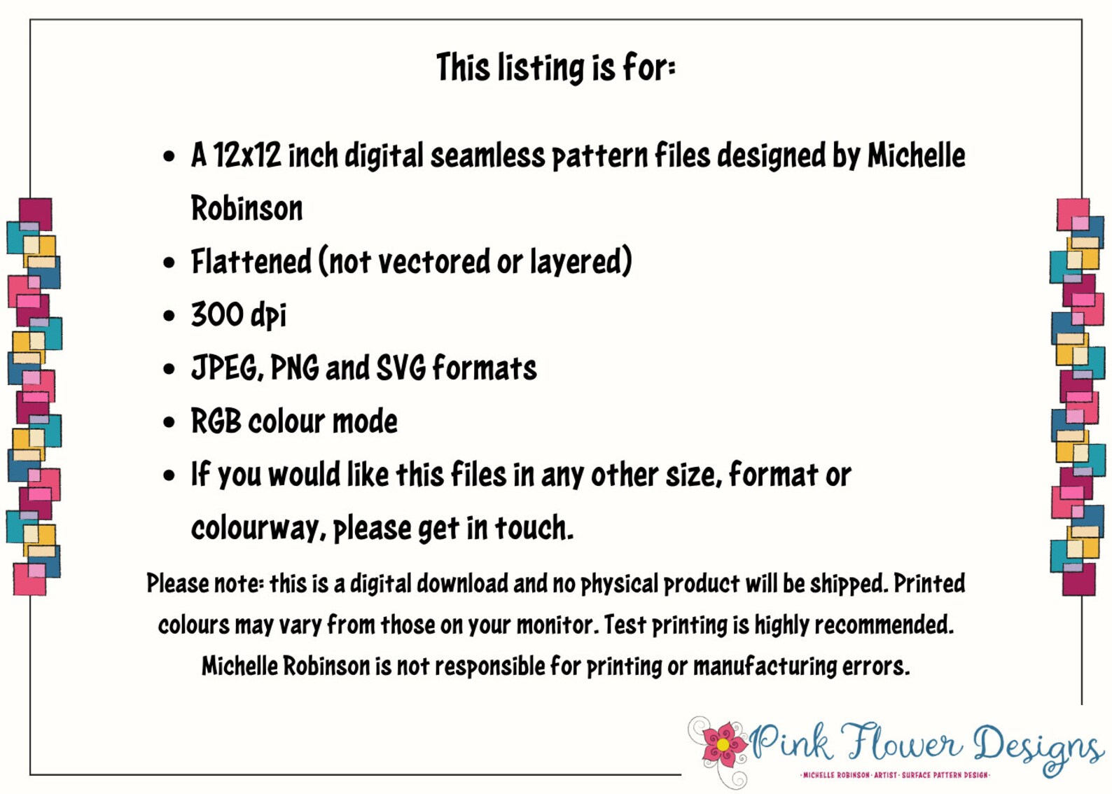 Chequered Pink Retro Seamless Pattern Repeating Pattern Digital Paper ...