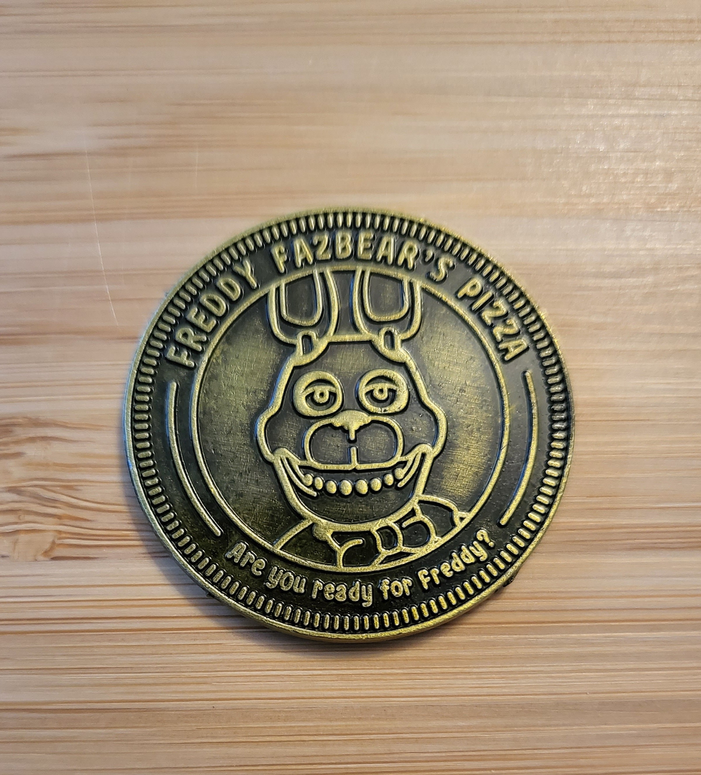 Five Nights at Freddys FNAF Metal Arcade Coins - Etsy